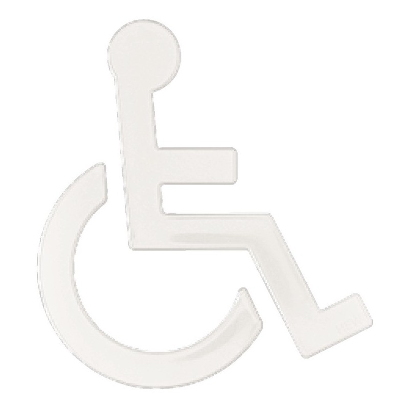 Skilt til handicap toiletter - laserskåret - flere farver [køb online]